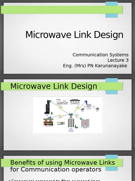 Lecture 3 Pdf Microwave Radio Technology