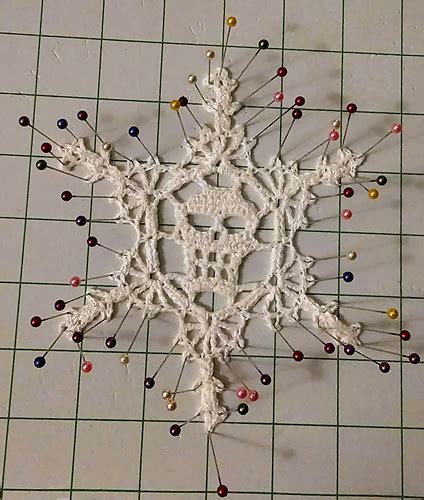 Ravelry Skull Snowflake Pattern By Ann Wanamaker