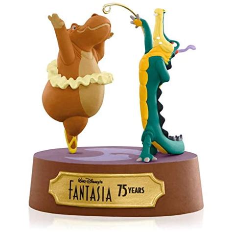Disney Fantasia Dancing Hippo And Alligator Ornament 2015 Hallmark