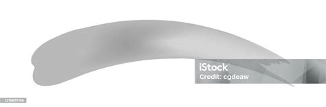 회색 잉크 브러쉬 마크 흰색에 격리 수채화 페인트 아이디어에 대 한 브러시 스트로크 회색 검은 줄무늬 브러시 와 얼룩 스트로크 브러시 페인트 아트 스트라이프 회색 아크릴