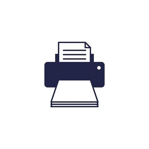 Premium Vector Simple Printer Icon Vector Template