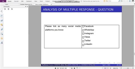 Performing Multiple Response Analysis In Spss For Your Research Upwork