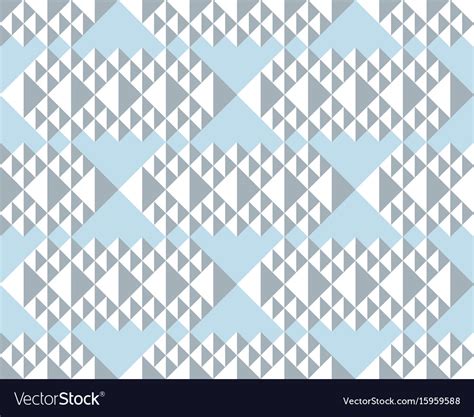 Geometric Abstract Seamless Pattern Triangle Vector Image