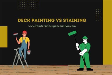 Deck Painting Vs Staining Painters In Bergen County Nj