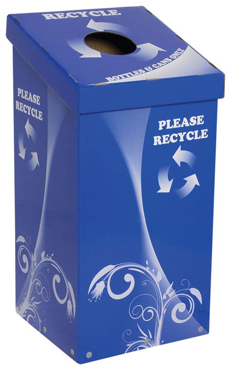 Pop Can Recycling Cardboard Bins