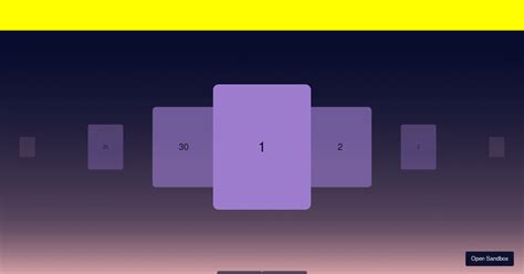 Horizontal Scroll Codesandbox