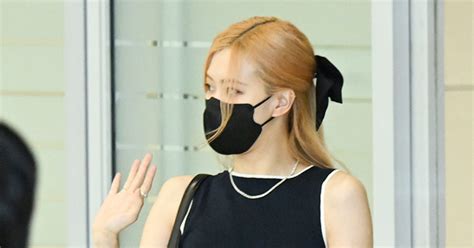 블랙핑크 로제 상냥한 인사 [포토엔hd]