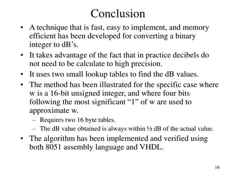 Ppt Quick And Easy Binary To Db Conversion Powerpoint Presentation