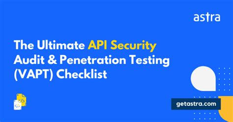 Checklist For Api Security Audit Developers And Agencies