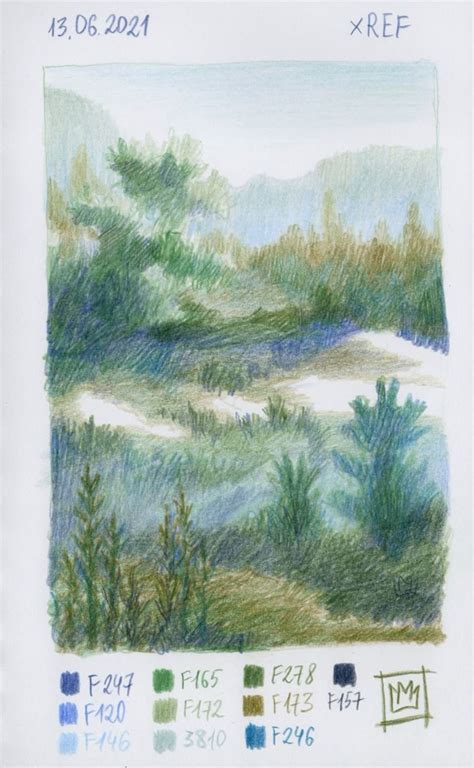 Marjaz On X Цветные карандашные рисунки Рисунки цветными карандашами Цветной карандаш