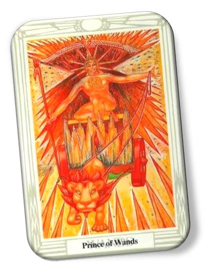 Prince Of Wands Thoth Tarot Card Meanings Aleister Crowley Tarotx