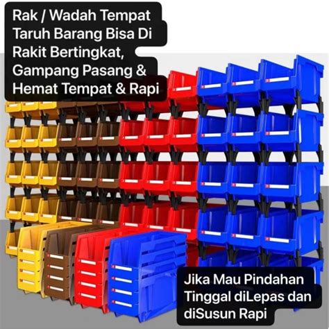 Jual Box 01 V3 Jolly Box Kotak Aksesoris Tempat Perkakas Container Sparepart Case Bisa Disusun
