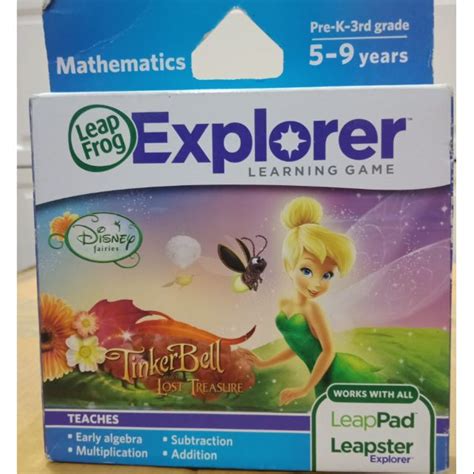 Leapfrog Explorer Learning Game Disney Fairies Tinkerbell Works With Leapster Explorer And All