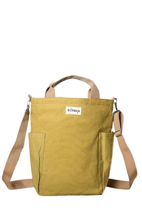 Burman Yellow Green Color Cotton Canvas The Carrier Crossbody Uni Sex Bag Daraz Com Np