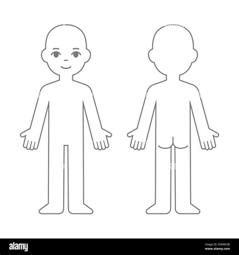 Blank Body Map Template