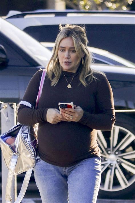 Pregnant Hilary Duff Out In Los Angeles 02212024 Hawtcelebs
