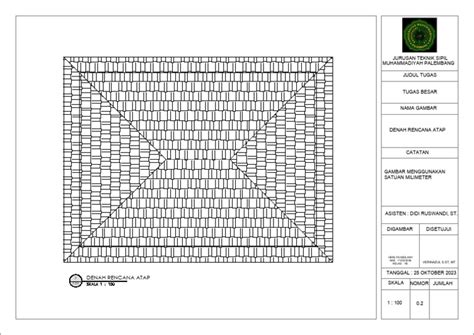 Rencana Atap Autocad Pdf