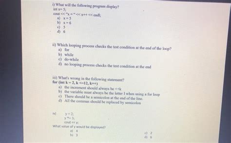 solved 1 what will the following program display int 5