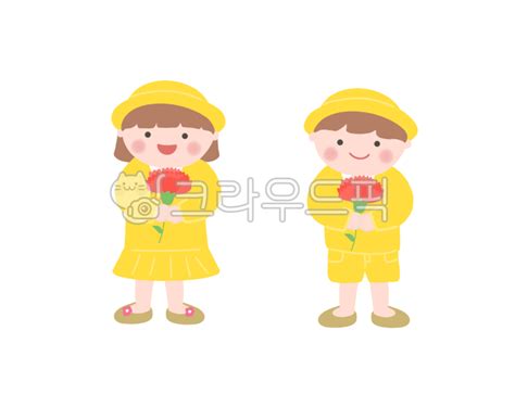 어버이날 스승의날 카네이션 카네이션일러스트 유치원 사진 이미지 일러스트 캘리그라피 냐옹친구작가