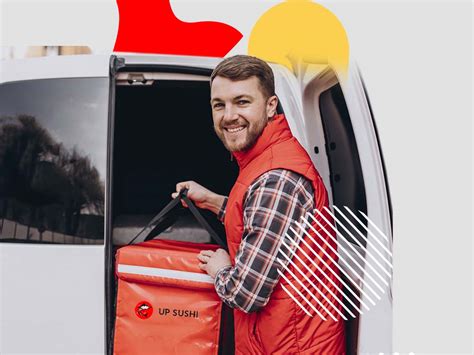 Курьер на личном авто Вакансии Up Sushi