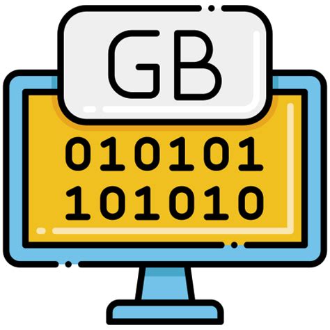 Gigabyte Free Icon