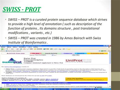 Introduction Of Biological Database Pptx