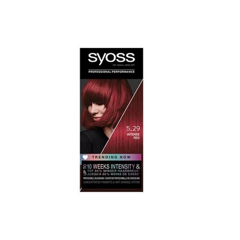 Syoss Professional Performance Haarverf 5 29 Intense Red Voordelig