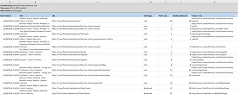 Browser History Examiner V1 9 Released Foxton Forensics