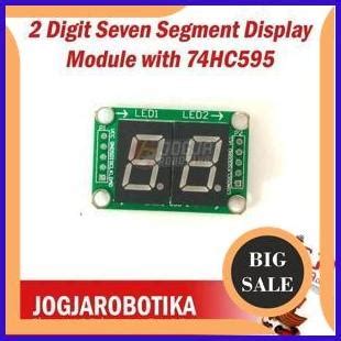Jual Onderdil Seven Segment Display Module With 74HC595 2 Digit 1F3BZ3 Shopee Indonesia