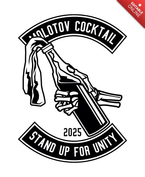 Molotov Cocktail T Shirt Design Template Free Design Template