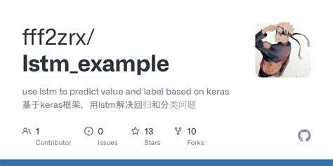 Github Fff2zrxlstmexample Use Lstm To Predict Value And Label