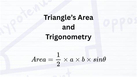 How To Find A Triangles Area Using Trigonometric Functions Sat Max
