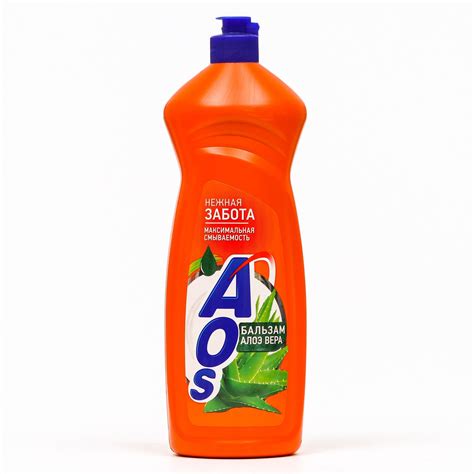Средство для мытья посуды Aos "Алоэ Вера", 900 мл (4650122) - Купить по ...