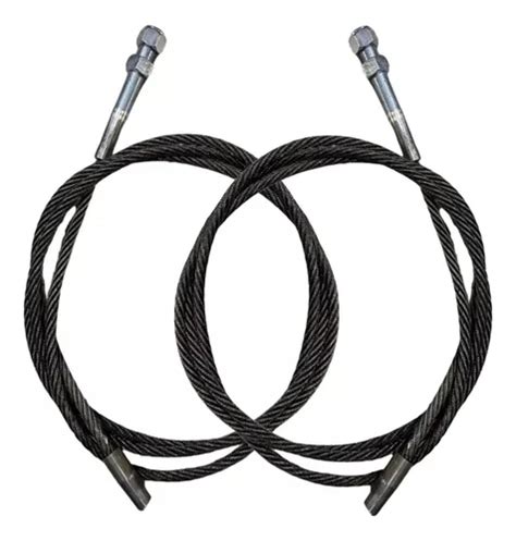 2 Cables De Acero Para Elevador De 8mm 6 85 Metros De Largo Meses Sin
