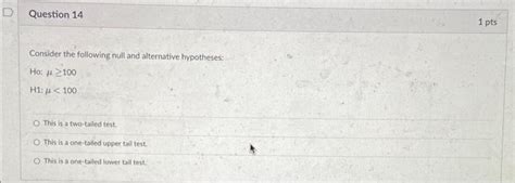 Solved When The Hypothesis Test Conclusion Is Accept The Chegg
