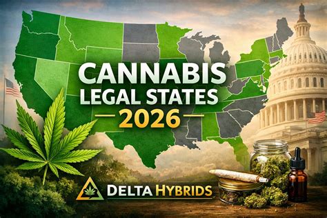 Cannabis Legal States New Updates 2026 Recreational And Medical Laws
