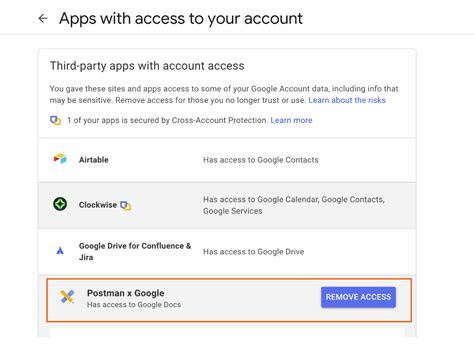 Google OAuth In Postman