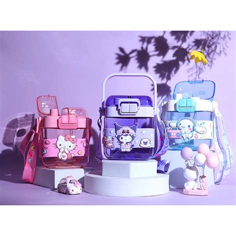 กระติ๊กน้ำsarioแบบ2หัวงาน รุ่นใหม่คะ มียางกันกระแทกมีสายะพายคะ Shopee Thailand