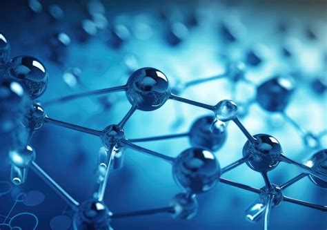 Premium Ai Image 3d Molecule Background With Connected Spherical Particles Atoms Vector