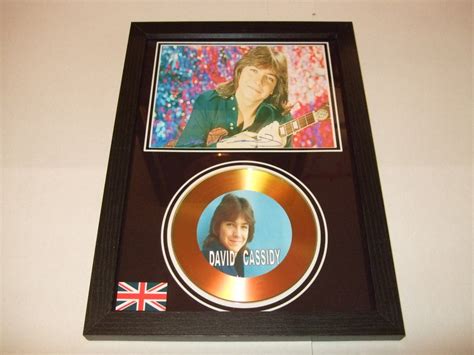 David Cassidy Signed Mount Framed Etsy