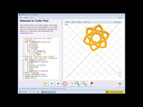 Visual Intro To Python And Turtle Coding Tutorial Videos Nclab