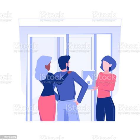 인테리어 디자인 컨셉 프리젠 테이션 고립 된 컨셉 벡터 일러스트레이션 3차원 형태에 대한 스톡 벡터 아트 및 기타 이미지 3