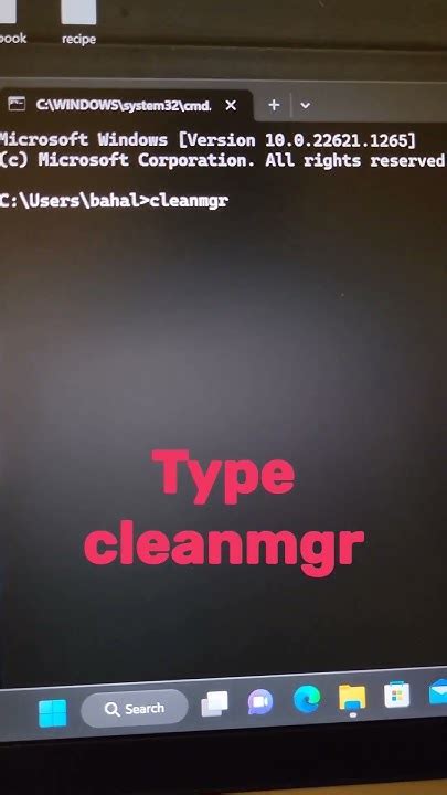 How To Quickly Perform Disk Cleanup Using Command Prompt Shorts Pc