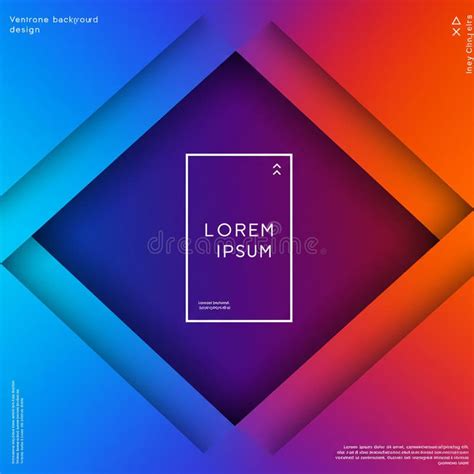 Abstract Geometric Design With A Gradient Background Transitioning From