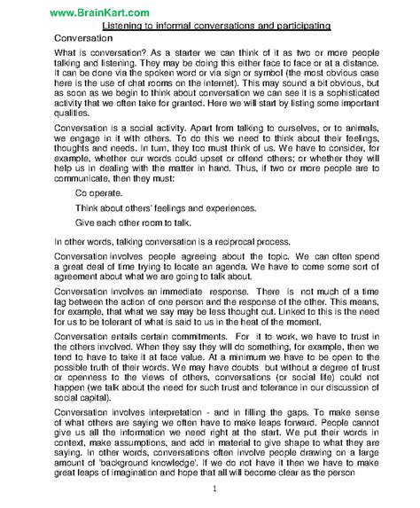 267 Hs8251 Technical English Notes Brainkart Listening To Informal Conversations And Studocu