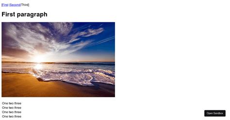 First Forked Codesandbox