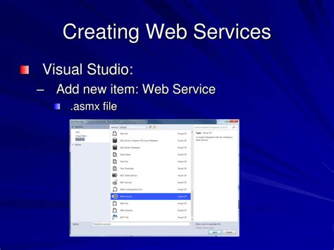 Ppt Creating And Consuming Web Services Powerpoint Presentation Id578275