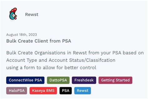 Halopsa Integration Rewst Documentation