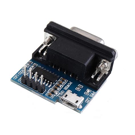 Rs232 To Ttl Serial Converter Module Db9 Connector Max3232 Serial