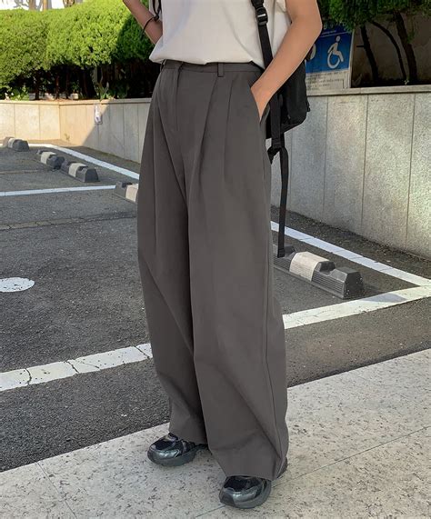 니어웨어 단독 봄베스트🌸 언유즈얼리 피크 코튼 핀턱 팬츠 3color 와이드팬츠코튼팬츠면바지바지긴바지핀턱바지